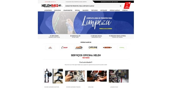 Helen Bike - Loja de Bicicletas, Peças e Acessórios